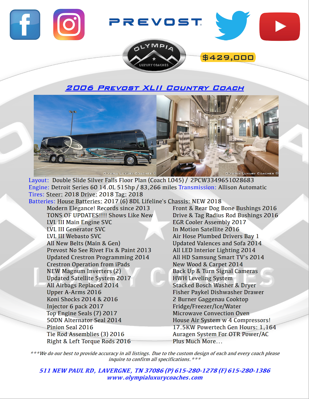 Austin Hicks – GM/Partner or John Siddons - Sales Specialist